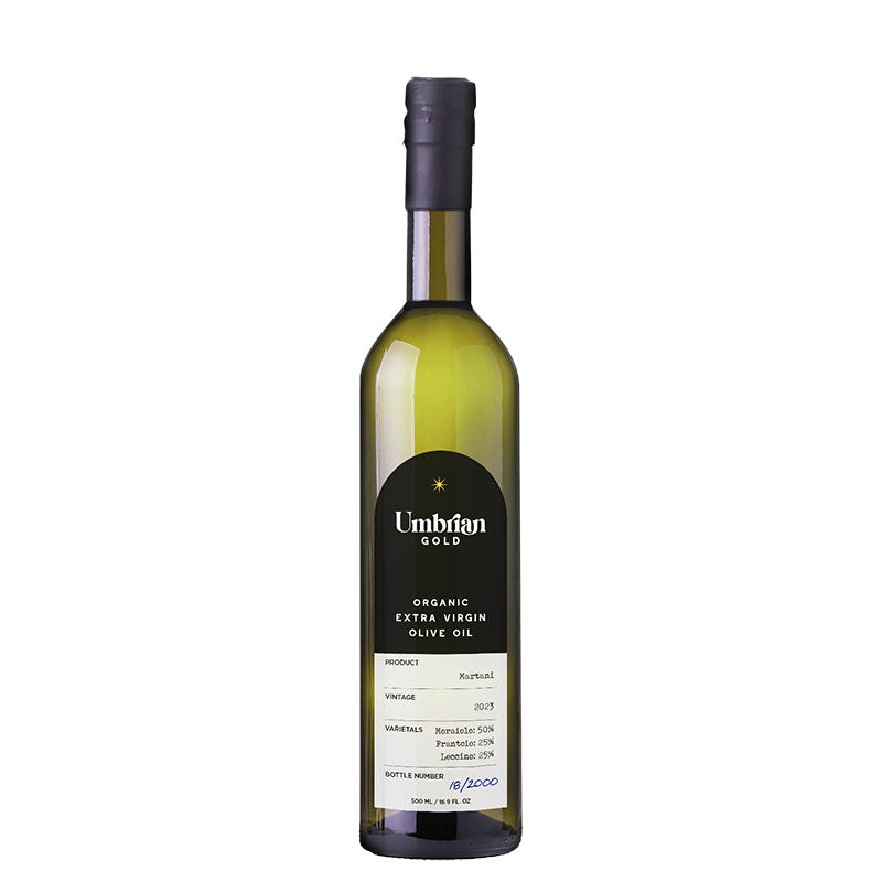 Umbrian Gold - Organic Extra Virgin Olive Oil from Umbria